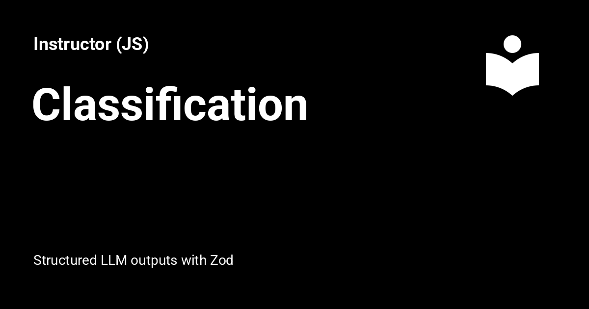 Classification - Instructor (JS)