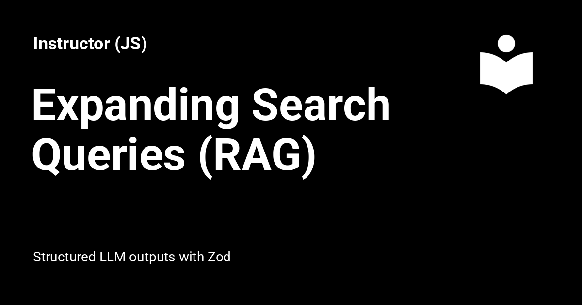 Expanding Search Queries (RAG) - Instructor (JS)