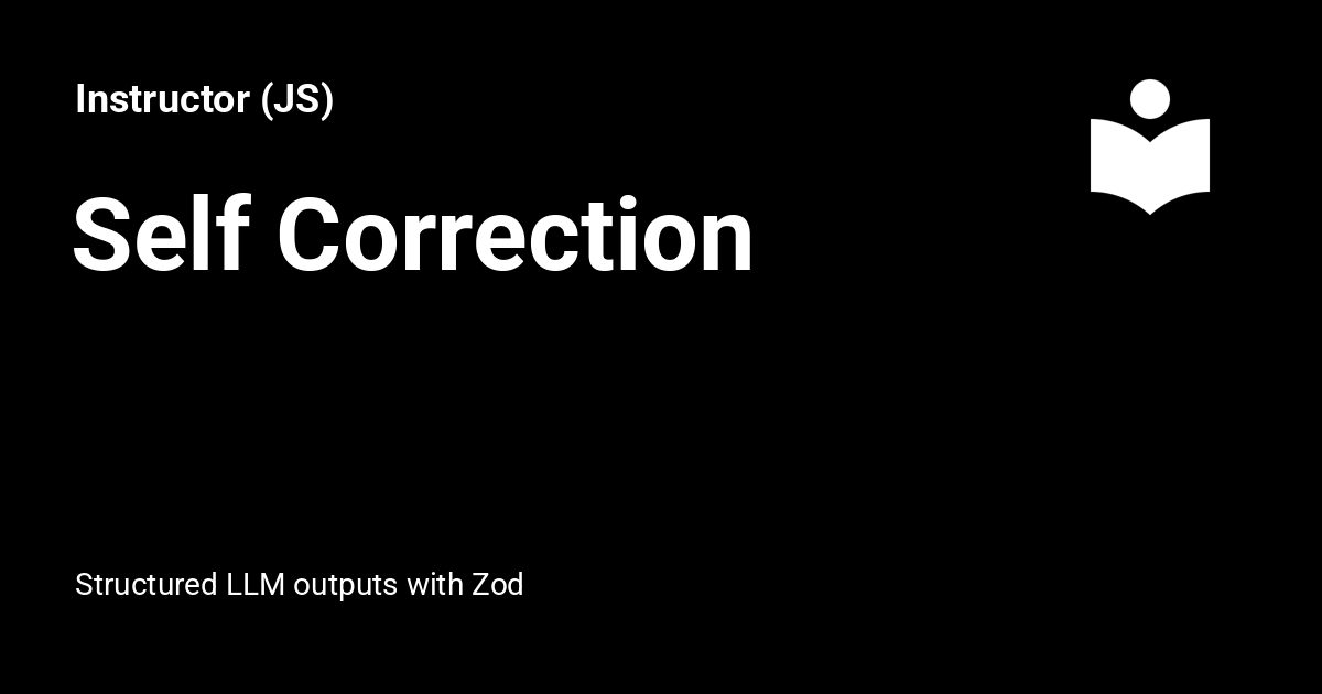 Self Correction Instructor Js